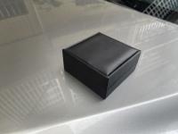 China Customized Luxury Black PU leather Watch Box for sale