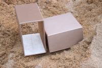 China Customized Luxury PU leather Ring Box/ Bracelet Box for sale