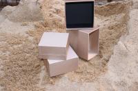China Customized Luxury PU leather Ring Box/ Bracelet Box for sale