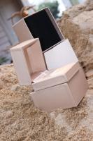 China Customized Luxury PU leather Ring Box/ Bracelet Box for sale