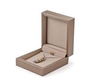 China Customized Luxury PU leather pendant Box/necklace box for sale