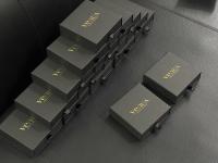 China Customized Black Paper Drawer Jewelry Box for sale