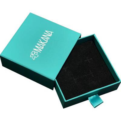 China Paper drawer jewelry box customized your logo drawer necklace box for sale