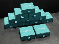 China Paper drawer jewelry box customized your logo drawer necklace box for sale