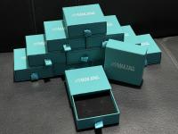 China Paper drawer jewelry box customized your logo drawer necklace box for sale