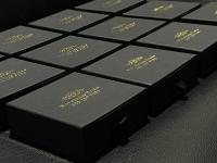 China Customized black paper drawer jewelry box necklace box for sale