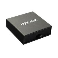 China Customized Black Paper Drawer Necklace Box for sale