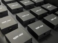 China Customized Black Paper Drawer Necklace Box for sale