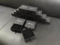 China Customized Black Paper Drawer Necklace Box for sale