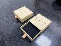 China Paper drawer ring box can use to earring and necklace-small drawer jewelry box for sale