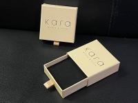 China Paper drawer ring box can use to earring and necklace-small drawer jewelry box for sale