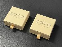 China Paper drawer ring box can use to earring and necklace-small drawer jewelry box for sale