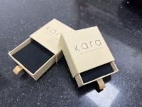 China Paper drawer ring box can use to earring and necklace-small drawer jewelry box for sale