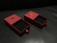 China Paper drawer ring box can use to earring and necklace-small drawer jewelry box for sale