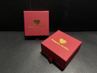 China Paper drawer ring box can use to earring and necklace-small drawer jewelry box for sale
