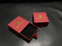 China Paper drawer ring box can use to earring and necklace-small drawer jewelry box for sale