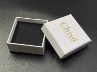 China Customized  White lid bottom Paper jewelry box use to ring earring pendant necklace for sale
