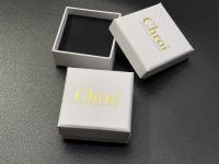 China Customized  White lid bottom Paper jewelry box use to ring earring pendant necklace for sale