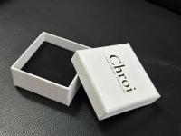 China Customized  White lid bottom Paper jewelry box use to ring earring pendant necklace for sale