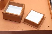 China Redefine Your Jewelry Packaging - Luxury PU Leather Ring Box - Customized in Color and Logo - Global Shipping for sale