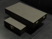 China Customized Luxury PU Leather Jewelry Packaging Box OEM Leather Jewellery Case Travel Ice Jewelry Box Small Cow Hide Leather Box for sale