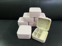 China Pink Travel jewelry box organizer jewelry box women gift Pu jewelry box for sale