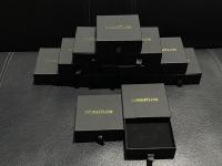 China Customized black paper drawer Necklace Box fashion style for sale