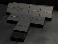 China Customized Black Paper Drawer Jewelry Box for sale