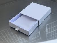 China Customized luxury Paper drawer jewelry box and PU leather Pouches for sale