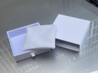 China Customized luxury Paper drawer jewelry box and PU leather Pouches for sale