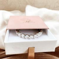 China Luxury Paper Drawer Jewelry Box bracelet -Necklace-Pendant universal style Cheap Customized your color and logo for sale