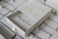 China Luxury Paper Drawer Jewelry Box bracelet -Necklace-Pendant universal style Cheap Customized your color and logo for sale