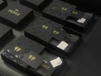 China Customized luxury Paper drawer jewelry box and PU leather Pouches for sale