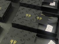 China Customized luxury Paper drawer jewelry box and PU leather Pouches for sale