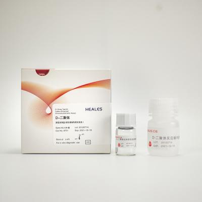 China HEALES D Dimer Reagent D Dimer Biochemistry Kits 50 Tests / Kit for sale