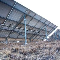 China GQ-F Steel Mountain PV Solar Panel Fixing Brackets Hot Dipped Galvanized And Al-Mg-Zn Plated for sale