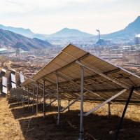 China GQ-F Fixed Mounting System Mountain PV Mount Hot Dipped Galvanized And Al-Mg-Zn Plated Steel for sale