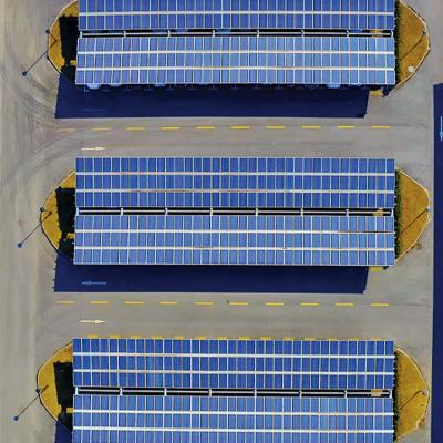 China Steel Distributed System PV Bracket Plated With Aluminum Magnesium Zinc for sale