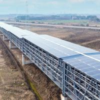 China Distributed Rooftop Solar PV System With High Strength Steel for sale