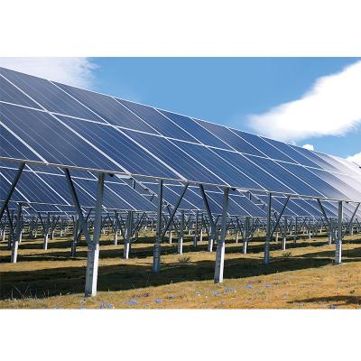 China Hot-dip Galvanized Steel Photovoltaic Mounting System Ground Solar Bracket System for sale