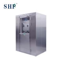 China Adjustable Shower Time Personnel Decontamination Air Shower 99.995% HEPA Filter 0-99s for sale