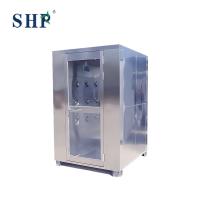 China GMP SS SUS304 Air Shower Cabinet Clean Room Design 20-25m/s Wind Speed for Pharmaceutical Industry for sale