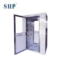 China Clean Room Air Shower Room 2050mm Height One Person Coated Steel Door HEPA H14 for sale