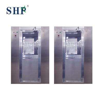 China Stainless Steel 304 Air Shower Customized Size 20-25m/s for Food Industry Portable Cleanroom for sale