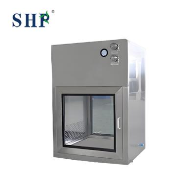 China 1MM 1.2MM Air Shower Pass Box Dynamic Electronic  Clean Room Pass Through Box for sale