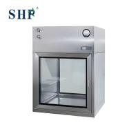 China 1MM 1.2MM Air Shower Pass Box Dynamic Electronic  Clean Room Pass Through Box for sale
