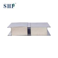 China Metal Panel Siliconite Insulated Roof Wall Sandwich Panel for Cleanroom 50mm 100mm for sale
