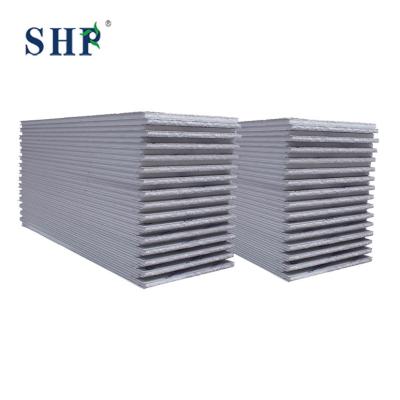 China Galvanized Steel Rock Wool Sandwich Panel 50-100mm for Cleanroom Roof Wall for sale