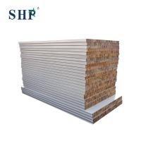 China Galvanized Steel Rock Wool Sandwich Panel 50-100mm for Cleanroom Roof Wall for sale