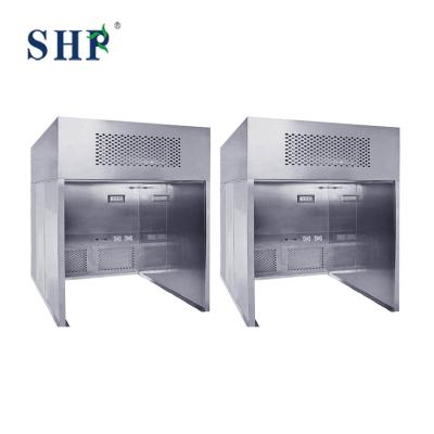 China Stainless Steel Negative Pressure Weighing Booth H14 HEPA Filter 0.45m/s Airflow for Cleanroom for sale